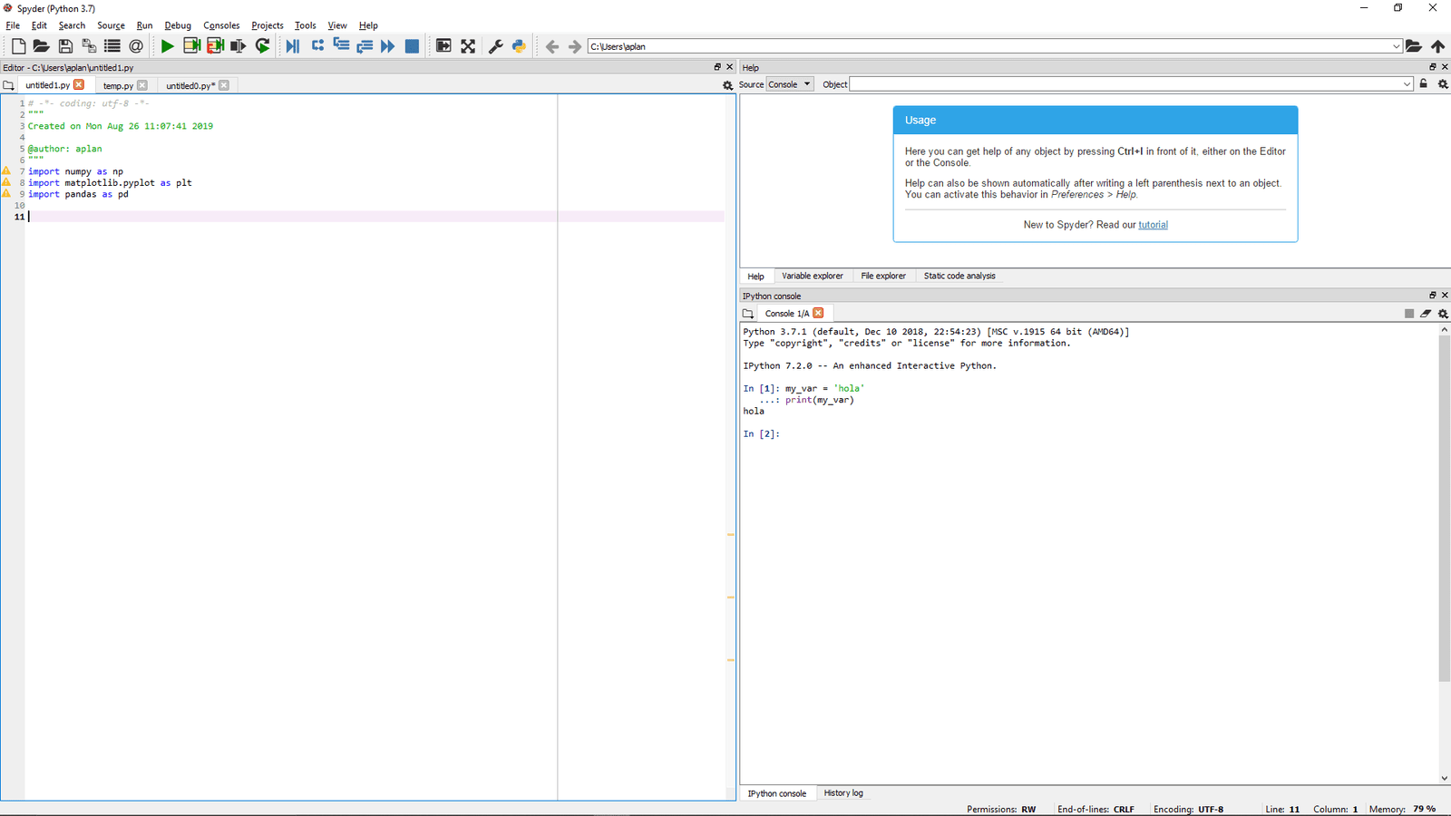 Primeros pasos con Python, instalación e impresión en consola.