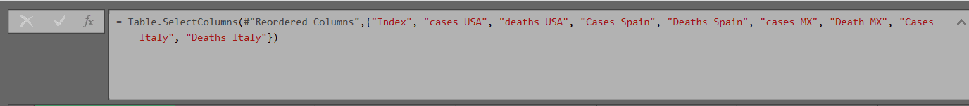 Introducción a las fórmulas M de Power Query - power BI