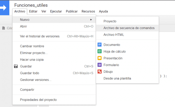 3 ejemplos de scripts útiles para Google Sheets - macros