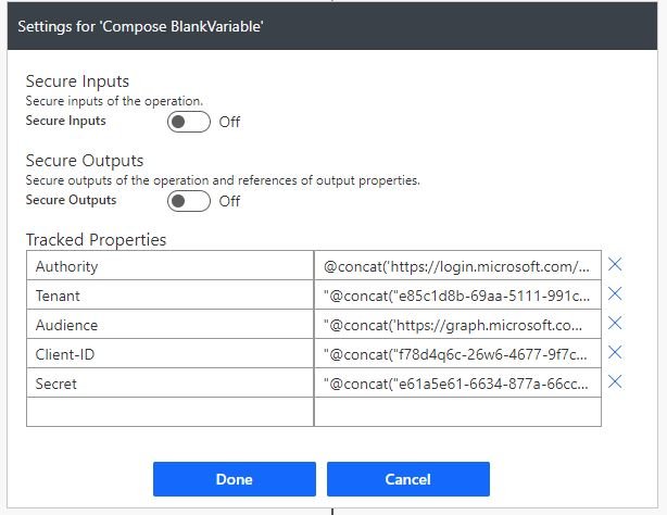 Power Automate Tracked Properties Para Esconder Secretos En El Flujo